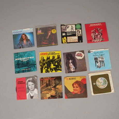 SKIVOR VINYL, EP och singlar, drygt 55 st. Övrigt - Övrigt - Auctionet
