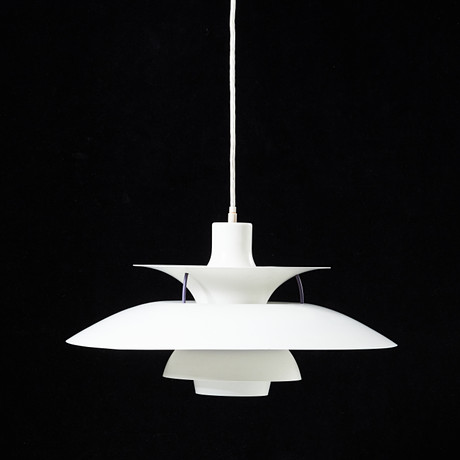 POUL HENNINGSEN. "PH5", ceiling fixture, Louis Poulsen, Denmark, shade ...