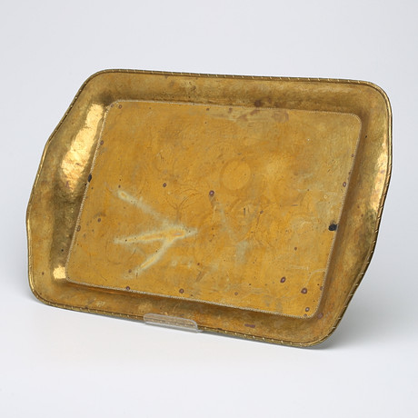 BRICKA, hamrad mässing, 1800-1900-tal. Silver & Metall - Tenn, Mässing ...