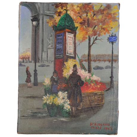 ALBERTO SPADOLINI. Olja på duk. Konst - Måleri - Auctionet