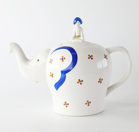 LISA LARSON. Teapot, flintware, labelled, for Duka-Önskebutikerna ...