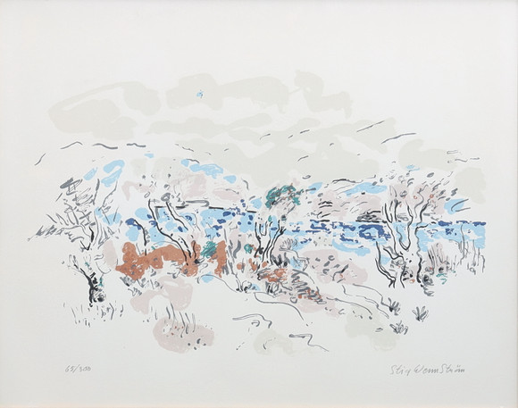 STIG WENNSTRÖM, Color lithograph, signed, numbered 65/300. Art ...