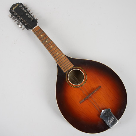 MANDOLIN, Levin, modell 345, år 1945. Samlarföremål - Musikinstrument ...