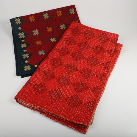 DUKAR, 2 stycken, allmoge, 1800/1900-tal. Allmoge - Övrigt - Auctionet