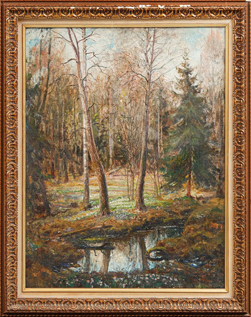 ALGOT RINGSTRÖM. Olja på duk, signerad. Konst - Måleri - Auctionet