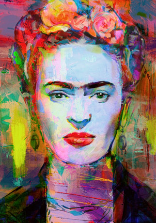 Frida Kahlo Colors - Part 1, ca. 90x120cm. Art - Other - Auctionet