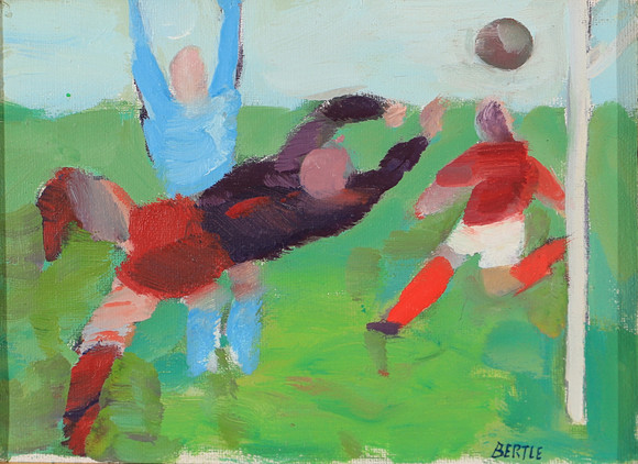 LARS BERTLE. "Mål", olja på duk, signerad Bertle. Konst - Måleri ...