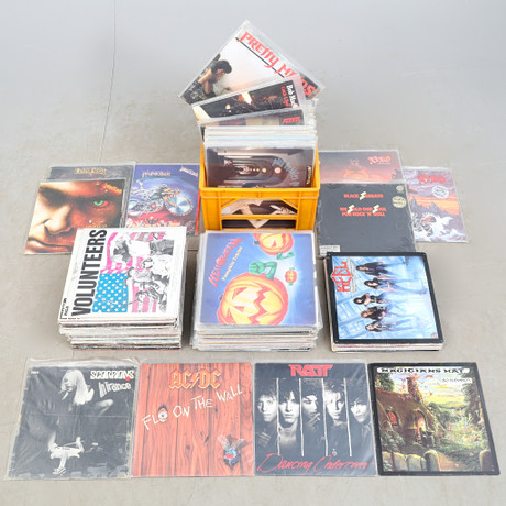 LP SKIVOR. ca 190 st. mestadels rock. Övrigt - Övrigt - Auctionet