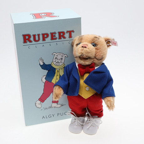 STEIFF - ALGY PIG TEDDY BEAR, RUPERT SERIES. Toys - Toys - Auctionet