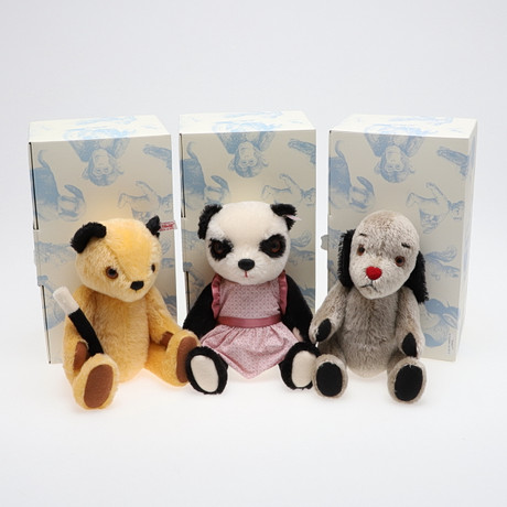 STEIFF TEDDY BEARS - SOOTY, SWEEP & SOO. Toys - Toys - Auctionet