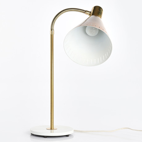 TABLE LAMP, brass, with tin shade, Falkenbergs Belysning, Model 6418 ...