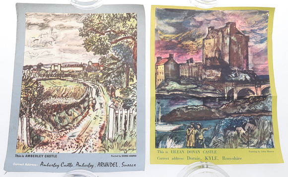 GEORGE HOOPER (1910-1984). THIS IS AMBERLEY CASTLE: CORRECT ADDRESS ...