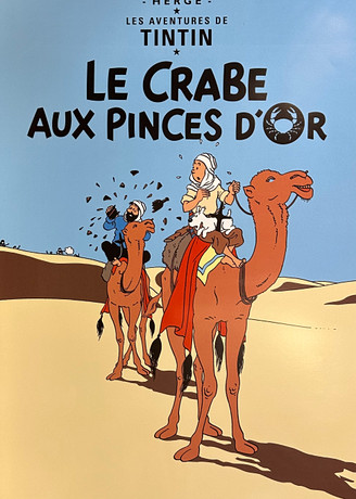 TINTIN, poster, Offset print. Art - Engravings & Prints - Auctionet