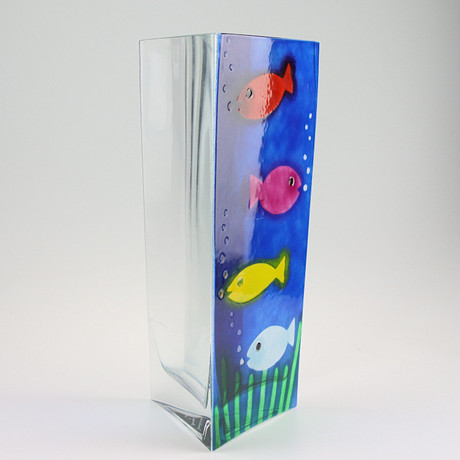 JEANETTE KARSTEN. Vas, glas, Steninge slott, signerad, 2004. Glas ...