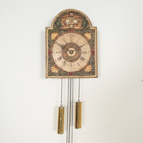 HELMUT MAYR. Pendulum clock/wall clock, UNA ES HIS ERIT ULTIMA. Clocks ...