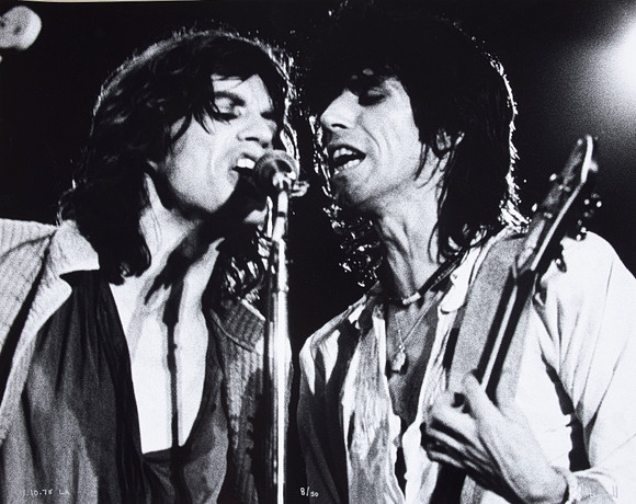 ED FINNELL (USA/SCHWEDEN, GEB. 1956). Mick Jagger und Keith Richards ...