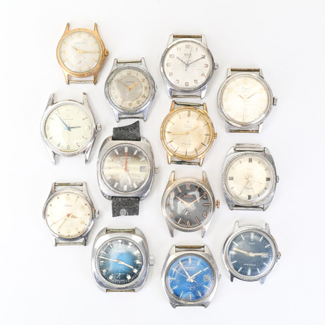 WRIST WATCH, A Collection of 13 pieces, Certina, Eweco, Seiko, Junghans ...