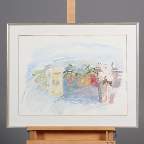 MAJ ARNELL. AKVARELL, signerad och daterad -82. Konst - Måleri - Auctionet