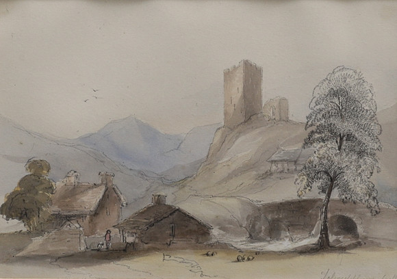 JAMES DUFFIELD HARDING (BRITISH 1798-1863). DOLWYDDELAN SLOTT ...