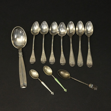 SKEDAR SILVER, 11 DELAR. Silver & Metall - Silver - Auctionet