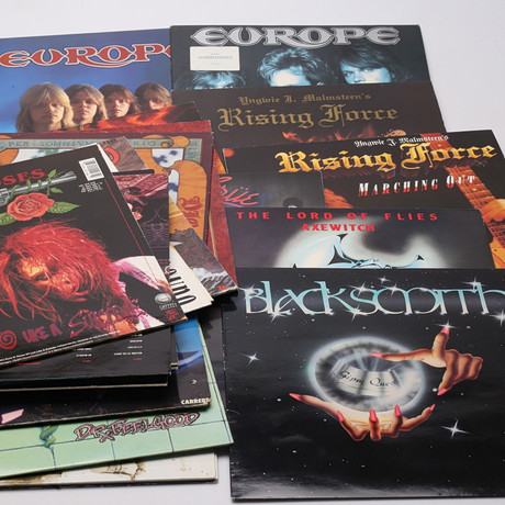 VINYLSKIVOR, LP-skivor och singlar, Hårdrock, Heavy Metal. Övrigt ...
