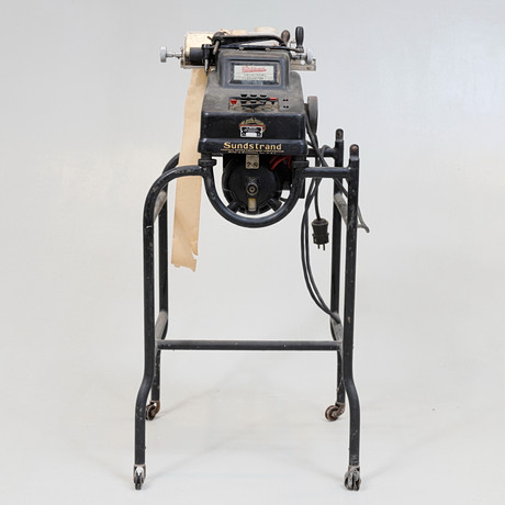 DESIGN DAVID SUNDSTRAND. calculating machine, "The Sundstrand Speed ...