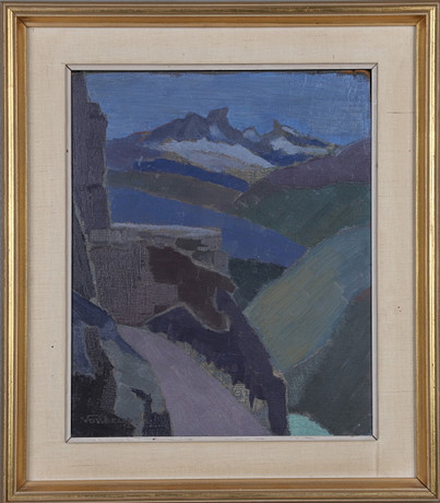 VIKING FORSBERG. Oil on Board, signed. Art - Paintings - Auctionet