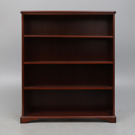 A REPRODUCTION MAHOGANY DWARF BOOKCASE OPEN FRONTED BOOKCASE. Furniture ...