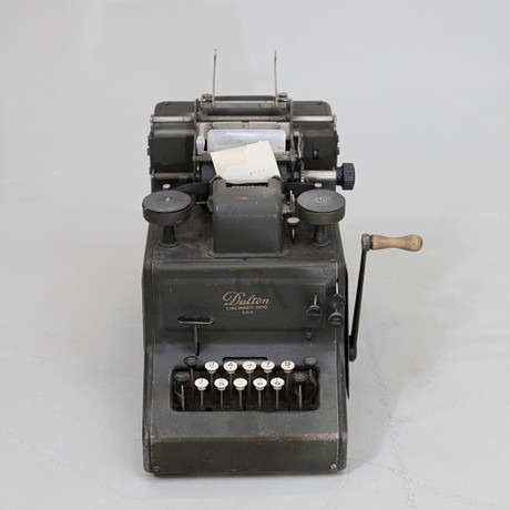 RÄKNEMASKIN, Dalton Adding Machine Company, modell 181-4, Ohio, 1920 ...