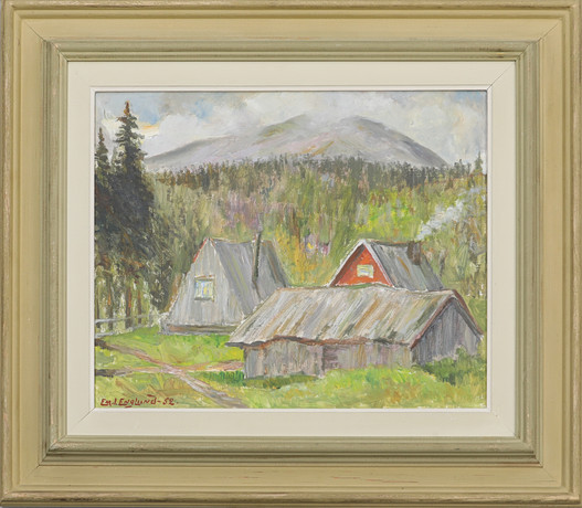 EMIL ENGLUND. oil on Board, signed and dated -52. Art - Paintings ...
