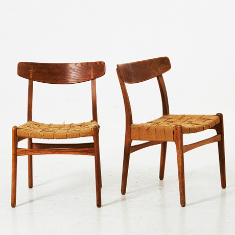 HANS J WEGNER. Stolar, 1 par., "CH-23 Spisestolen", Carl Hansen & Son ...