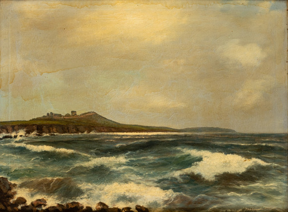 ALEXANDER REICH-STAFFELSTEIN (1878-1952). Küstenlandschaft. Kunst ...