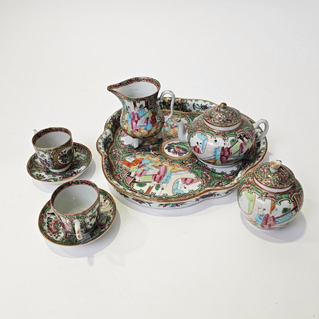 PORCELAIN TEA SET, CANTON XIX CENTURY. Ceramics & Porcelain - Oriental ...