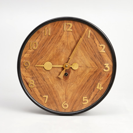 WALL CLOCK, 1920s. Labeled: Otto Th Cederqvist, aftertr. Clocks ...