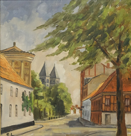KARL-ERIK "LEDDE" LUNDBERG. OIL ON THE Board. Art - Paintings - Auctionet
