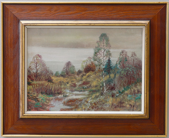 DAN MARTIN MASELL. Oil on canvas, signed and dated -71. Art - Paintings ...