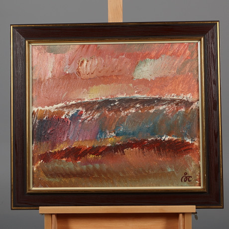 ÅKE CARLSSON. OIL ON Board, "Bohusberg", signed. Art - Paintings ...