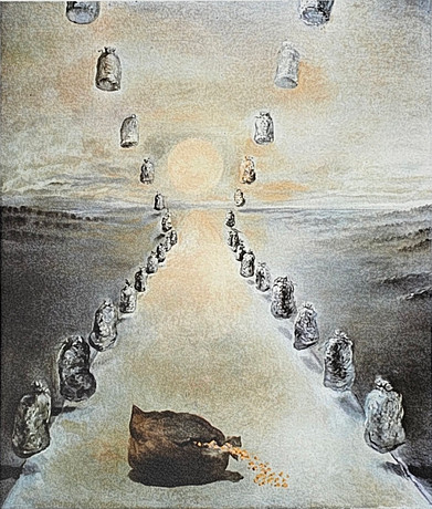 SALVADOR DALÍ. THE PATH OF THE ENIGMA. LITHOGRAPH ON PAPER SIGNED AND ...