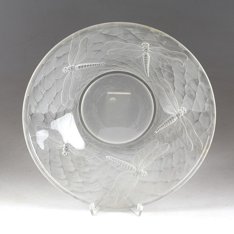DISH, glass, Art Deco, probably Josef Inwald, Barolac Glass, Czech ...