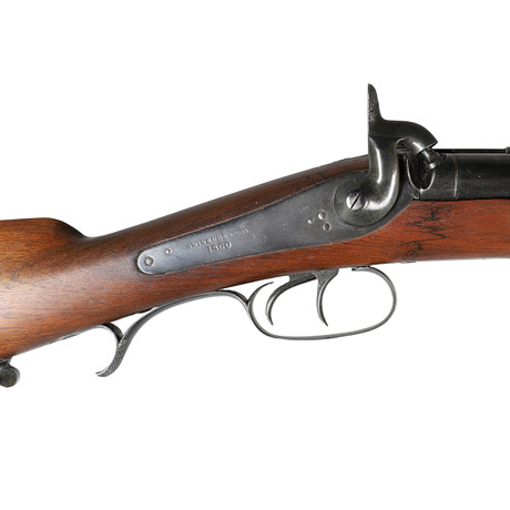 A FINE JACOBS DOUBLE BARREL RIFLE BY SWINBURN & SON, 1860. Weapons ...