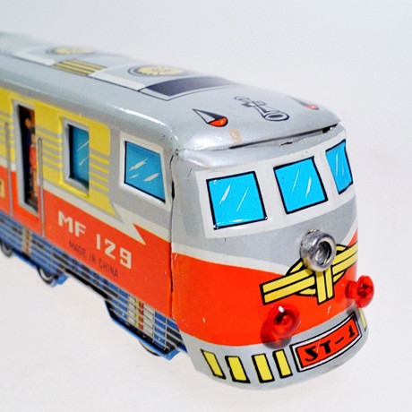 TOY TRAIN, lithographed sheet metal, MF 129 made in China. Toys - Toys ...