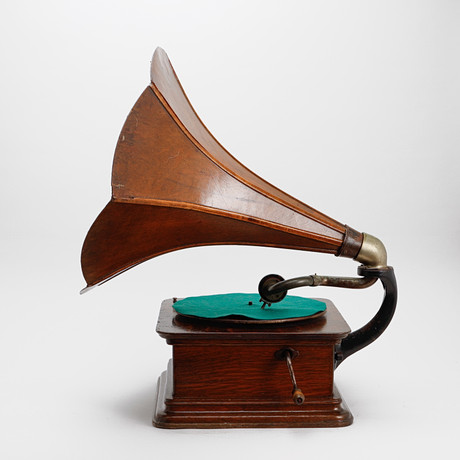 FUNNEL GRAMOPHONE, Columbia, Graphophone, England, circa 1900 ...
