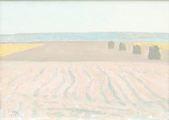 ARTHUR PERCY. "Late summer 1955", oil on Board, signed. Art - Paintings ...