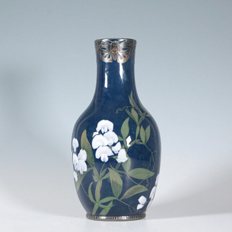 FREDERIK AUGUST HALLIN for BING & GRØNDAHL. Art Nouveau vase with ...