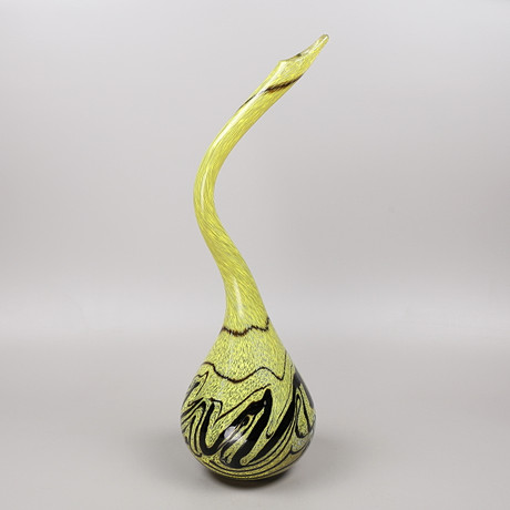 ULRICA HYDMAN-VALLIEN. Vase, "Snake", Kosta Boda, signed. Glass - Art ...