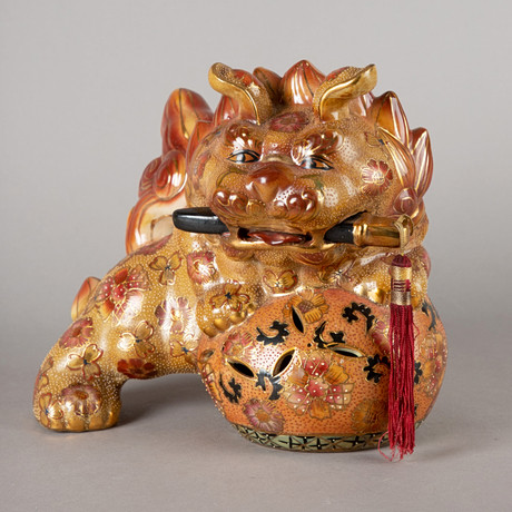 Fo dog, Satsuma, 2. half 20 century. Asiatica - Auctionet