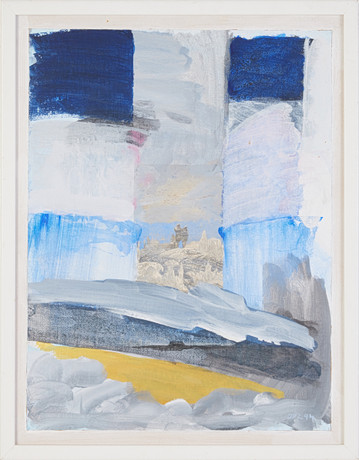 JAN PETER ZETTERSTRÖM (b.1943) Color composition, mixed technique with ...