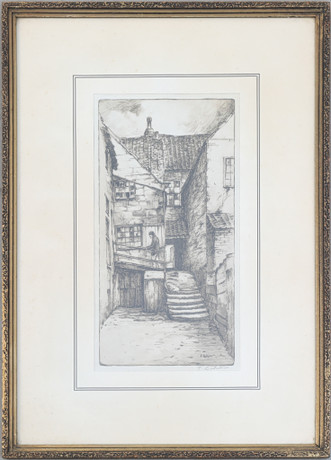 FEATHERSTONE ROBSON. etsning, signerad. Konst - Grafik - Auctionet