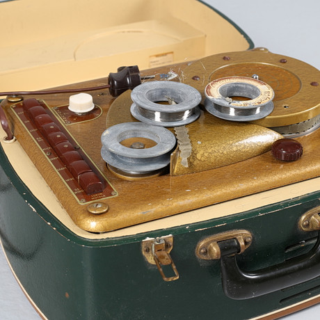 TAPEPHONE, wire record player, "Talking wire", Type TR75, Luxor ...