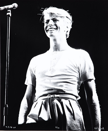 ED FINNELL. David Bowie, "Heroes Tour", Los Angeles, 3 April 1978 ...